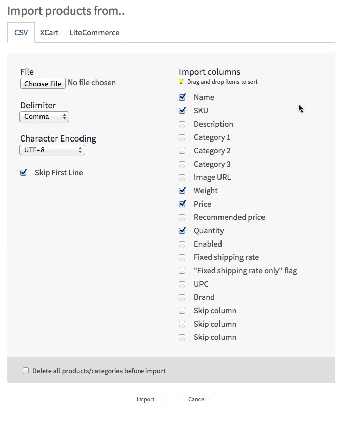 Import Products FAQs and Troubleshooting (Third Party Store) – Duda Support