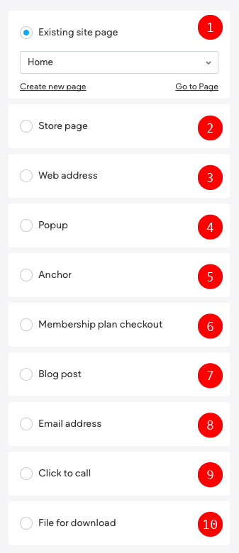 Link Picker – Duda Support