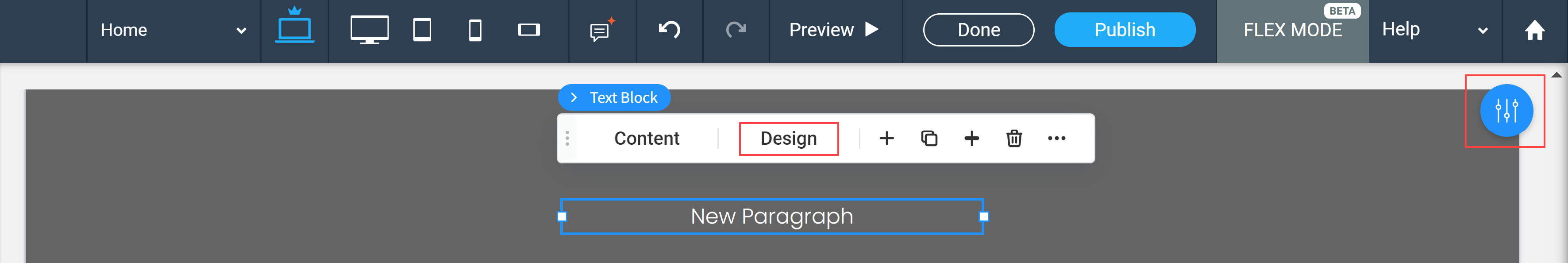 Design with Flex – Duda Support