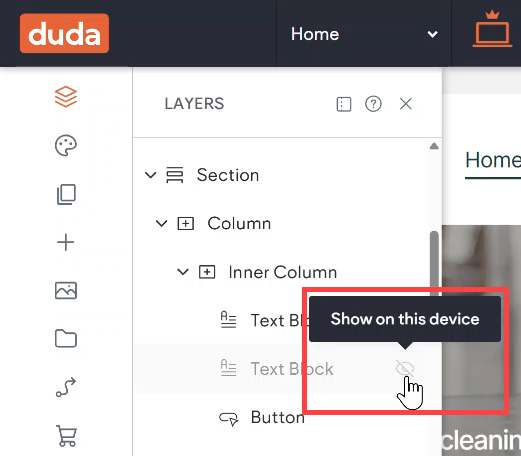 Manage Elements – Duda Support