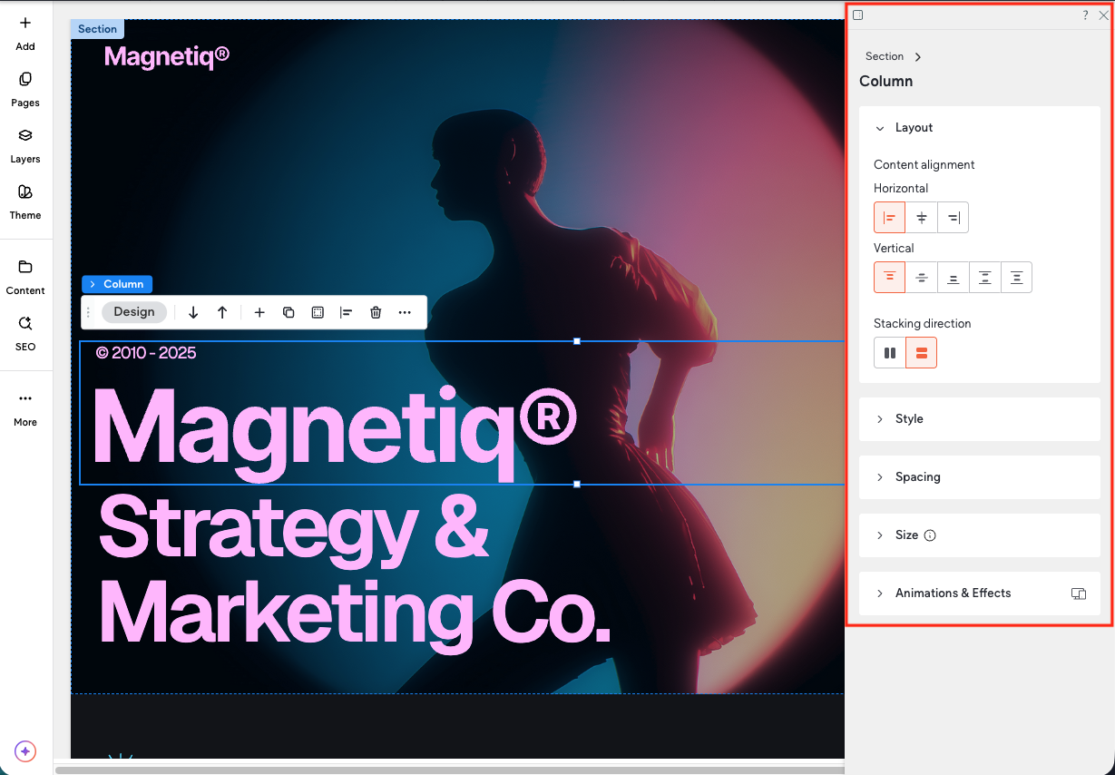 Editor Overview – Duda Support
