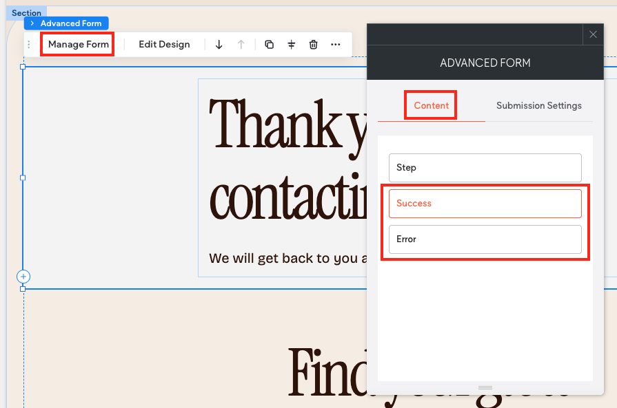 Widgets: Advanced Forms – Duda Support
